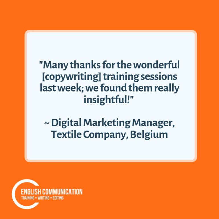 English Copywriting Masterclass | Zoom Training 2025 — WordWorx